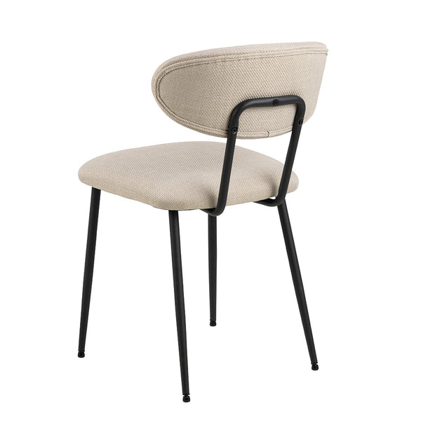 Denise Dining Chair - Beige & Black – innovatec.com.au