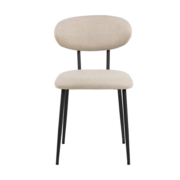 Denise Dining Chair - Beige & Black – innovatec.com.au