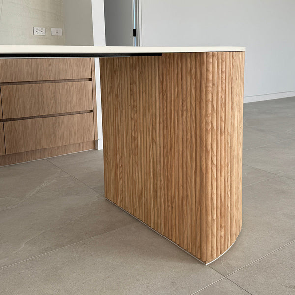 WOODFLEX Flexible Wooden Slat Wall Panel - Oak Veneer - 2700mm x 600mm ...