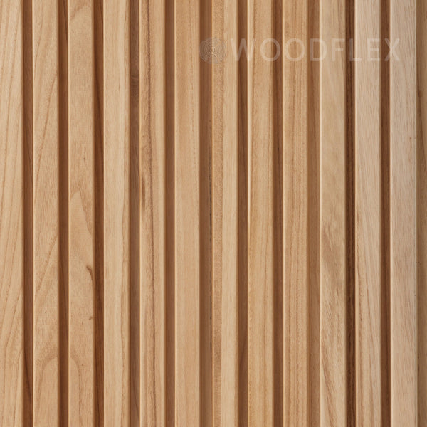 WOODFLEX Outdoor & Indoor Solid Hard Wood Slat Wall & Ceiling Cladding ...