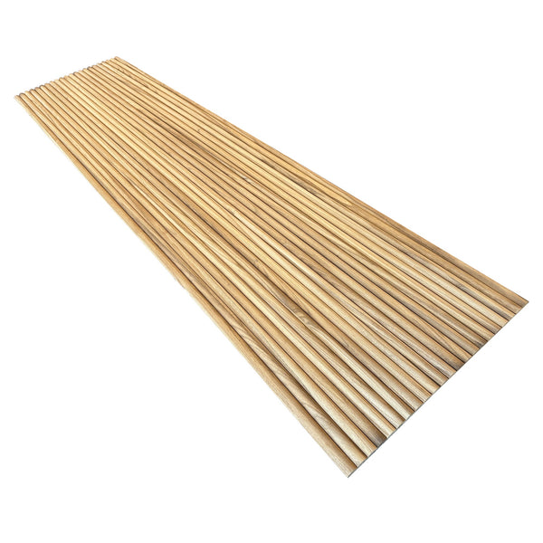 WOODFLEX Flexible Wooden Slat Wall Panel - Pawlonia Wood - 2700mm x 59 ...