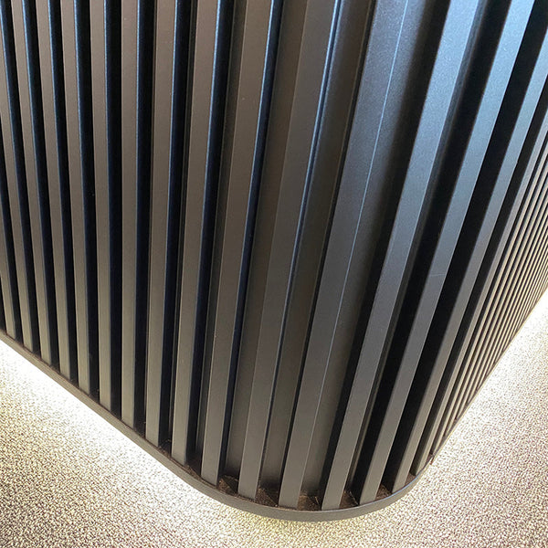 HALO Reception Desk 180cm - Black | innovatec.com.au Melbourne, Sydney ...