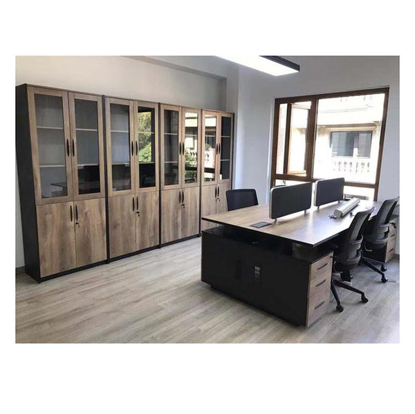 REGGIE Display Unit 160cm - Warm Oak & Black | innovatec.com.au ...