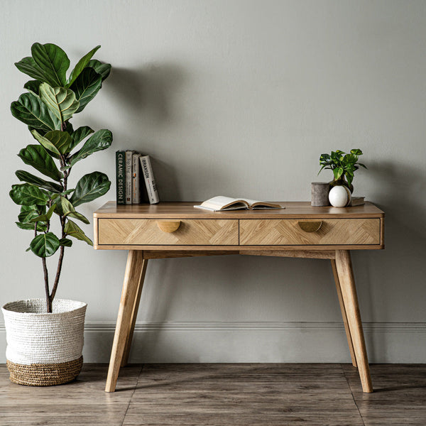 LOFTUS Study Desk 120cm - Oak – innovatec.com.au