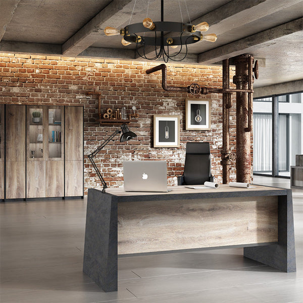 REGGIE Display Unit 160cm - Warm Oak & Black | innovatec.com.au ...